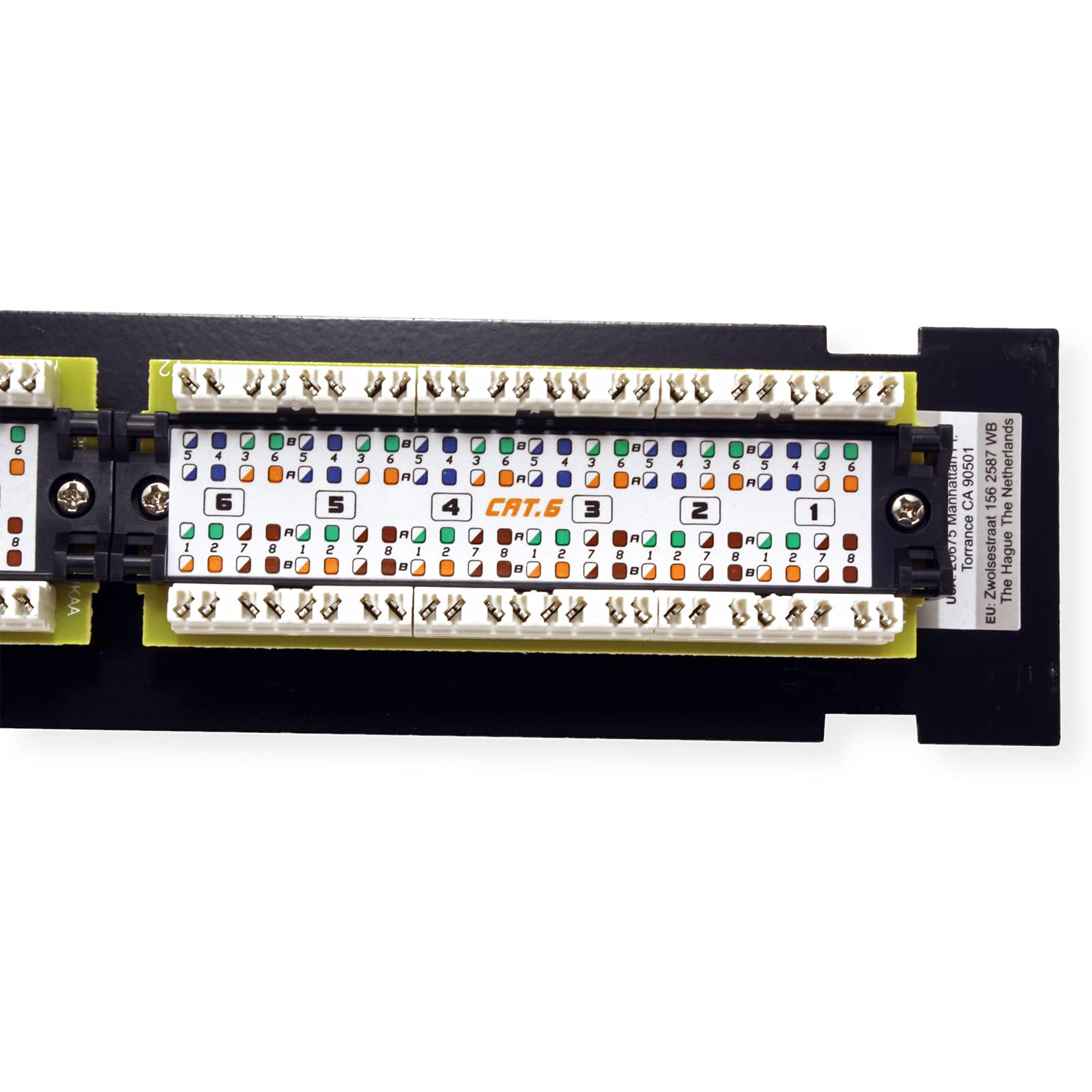 TRENDnet 12-Port Cat6 Unshielded Patch Panel, TC-P12C6V, Wall Mount ...