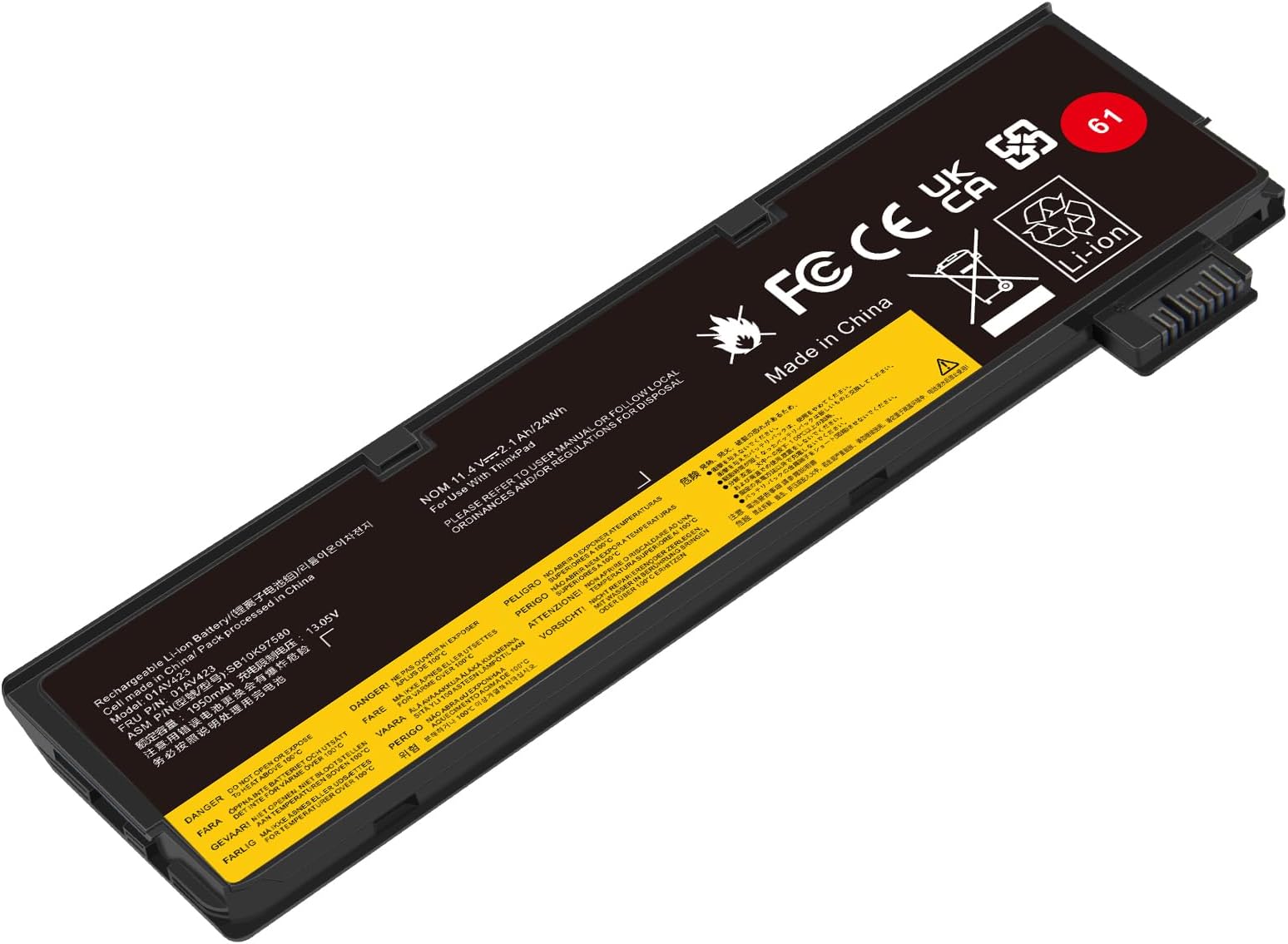 ASUNCELL 11.4V/24Wh 01AV423 Laptop Battery for Lenovo ThinkPad T470 ...
