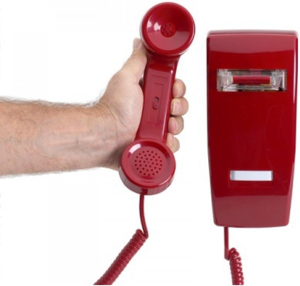 Amazon.com : Emergency Wall Telephone Pre-programmed to Auto Dial 911 ...