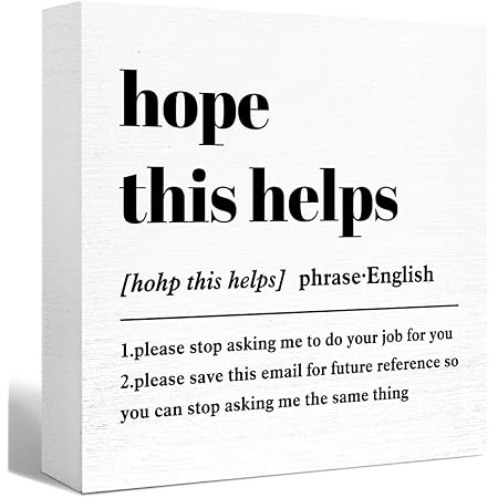 Amazon.com : Answer Desk Novelty Sign | Indoor/Outdoor | Funny Home ...