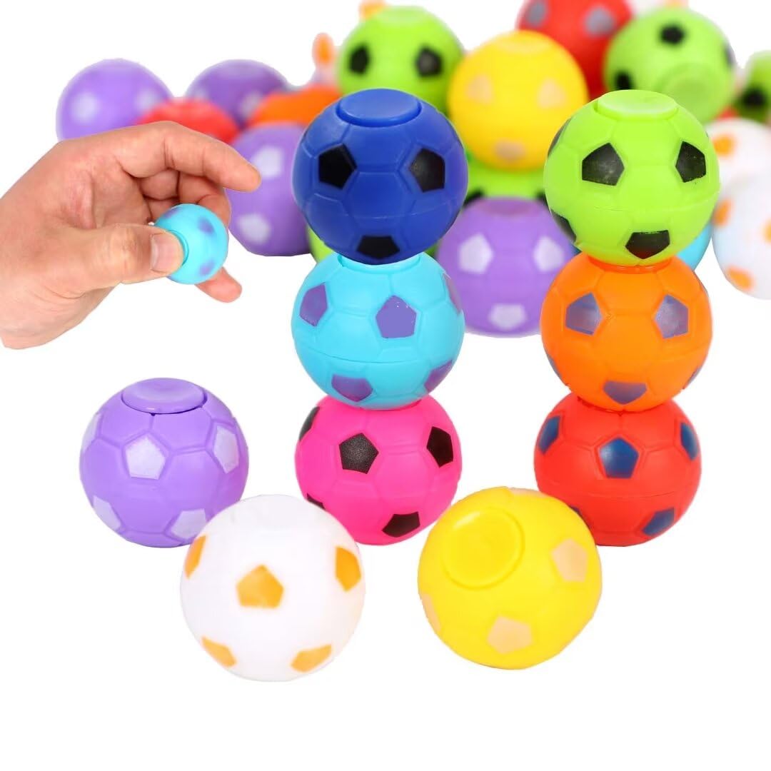 Amazon.com: 9-32pcs Mini Fidget Spinner Soccer Ball Toy for Kid Boy ...