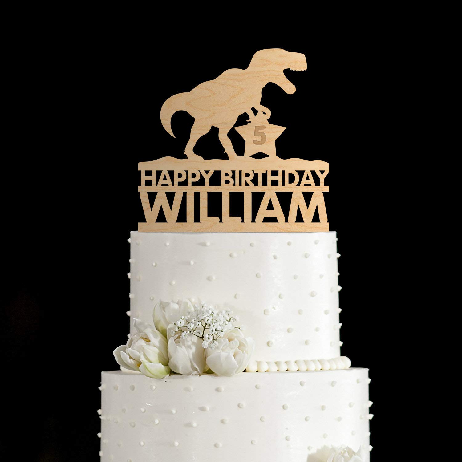 Buy Dinosaur Birthday Cake Topper,Dinosaur Theme Birthday Cake Topper ...