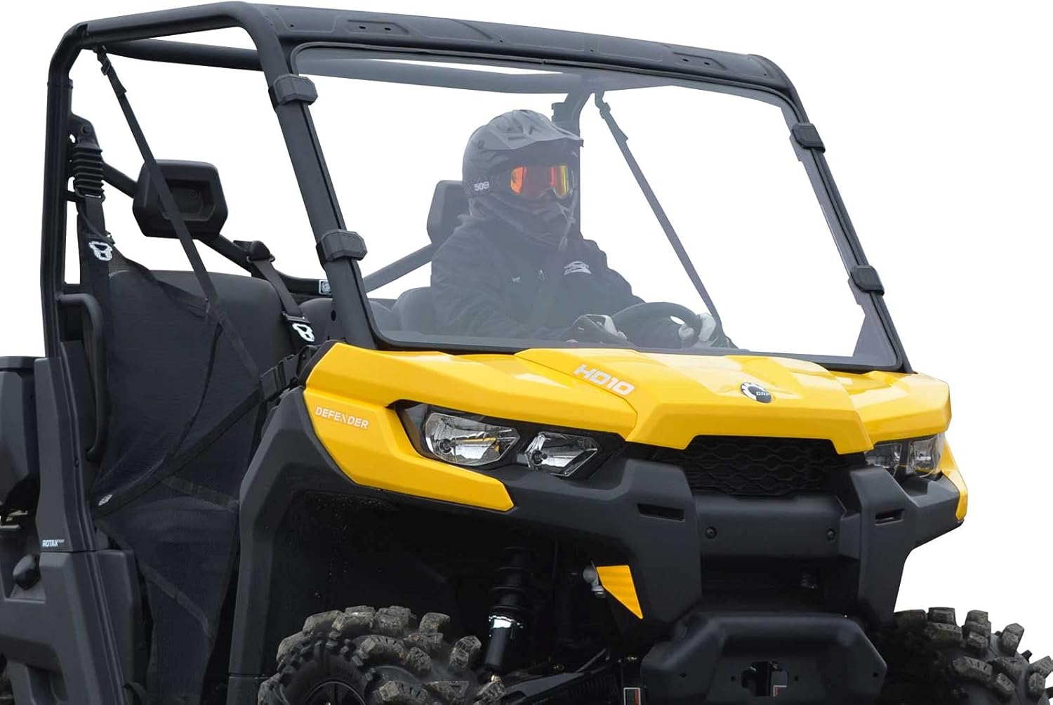 SuperATV Heavy-Duty Full Windshield for Can-Am Defender HD5 / HD8 ...