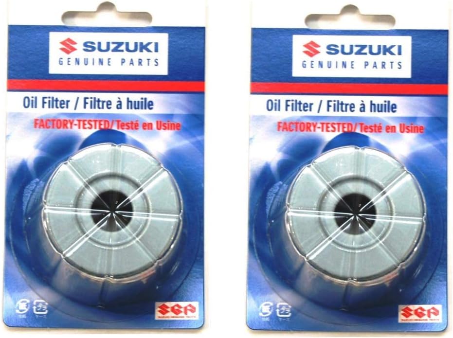 PAIR OF Suzuki OEM Oil Filter DR-Z125 DR200 LT-Z250 2X 16510-25C00, Oil ...