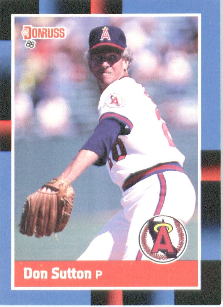 Amazon.com: 1988 Donruss #407 Don Sutton - California Angels (Baseball ...
