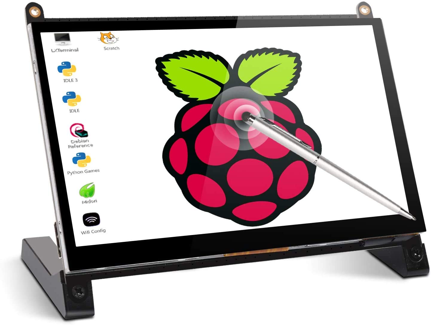 Touchscreen Monitor Eviciv 7 Inch Portable Raspberry Pi Ips Display ...