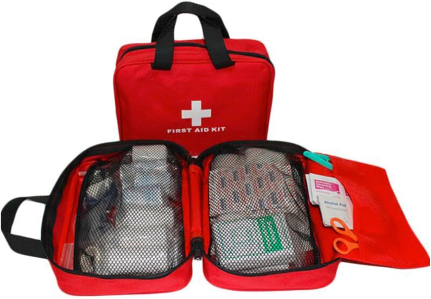 First Aid Kit 234pcs, Emergency Kit, First Aid Pouch for Travel, Family ...