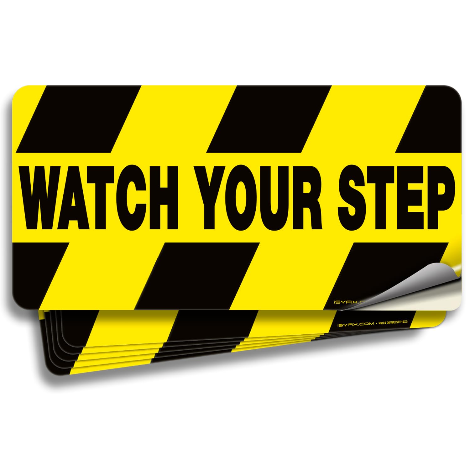 Snapklik.com : iSYFIX Watch Your Step Floor Decals Stickers - 6 Pack ...