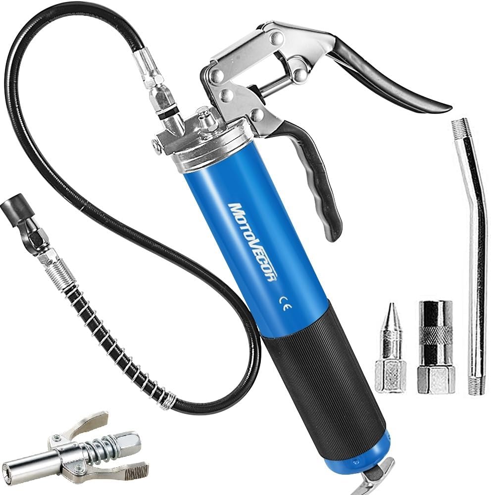 Amazon.com: STEINBRÜCKE Heavy Duty Pistol Grip Grease Gun with Nozzle ...