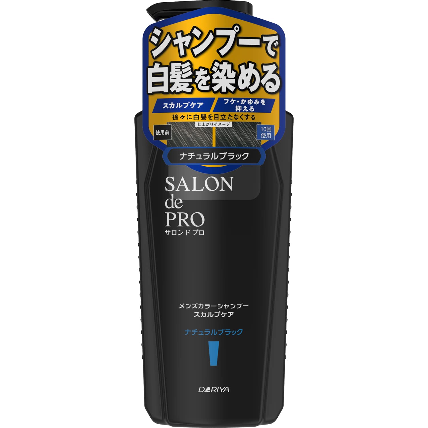 Amazon.co.jp: Salon de Pro Men's Color Shampoo, Scalp Care, Natural ...