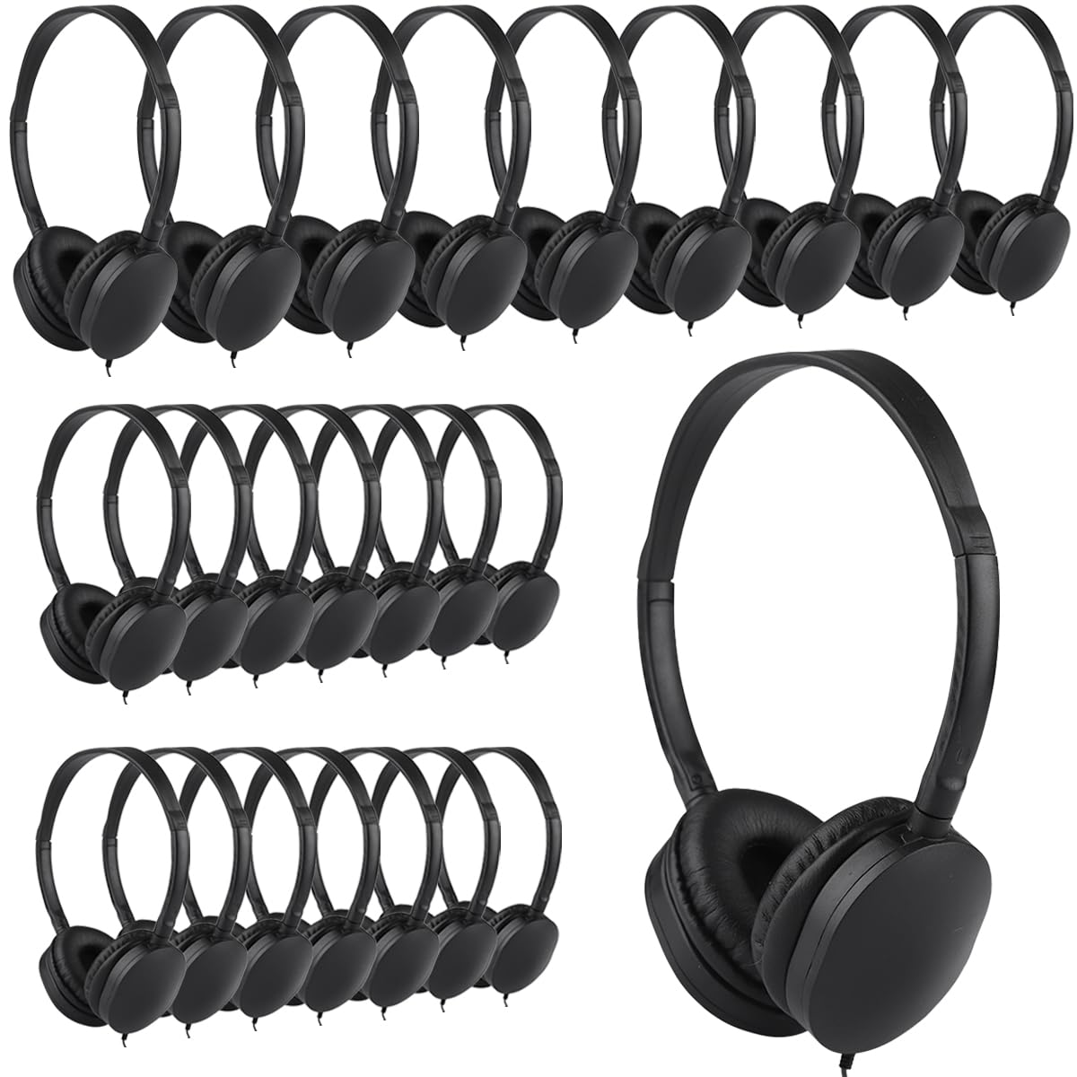 Amazon.com: XOSDA Wholesale Bulk Headphones for Classroom 25 Pack ...