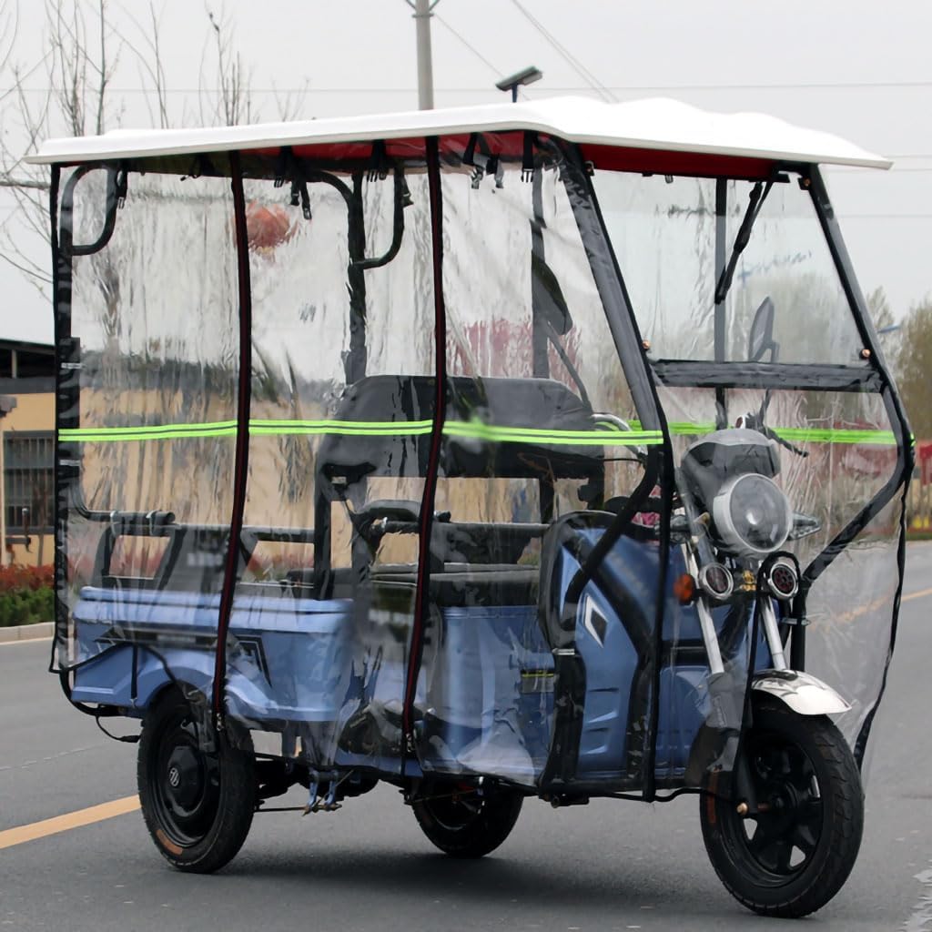 Amazon.com: Heavy Duty Electric Tricycle Cover,SANBENGZI Awning Cover ...