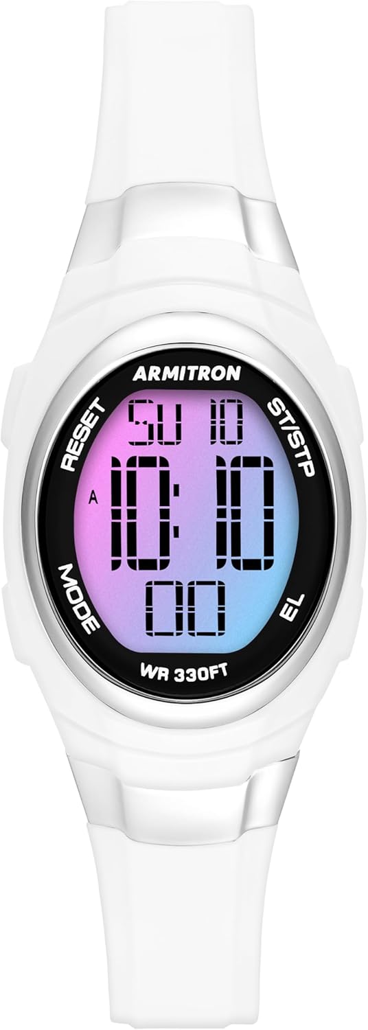 Amazon.com: Armitron Sport Women's Digital Chronograph Resin Strap ...