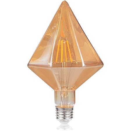 CRYSTALUMIA Genuine Crystal LED Light Bulbs, Non-Dimmable, Candelabra ...