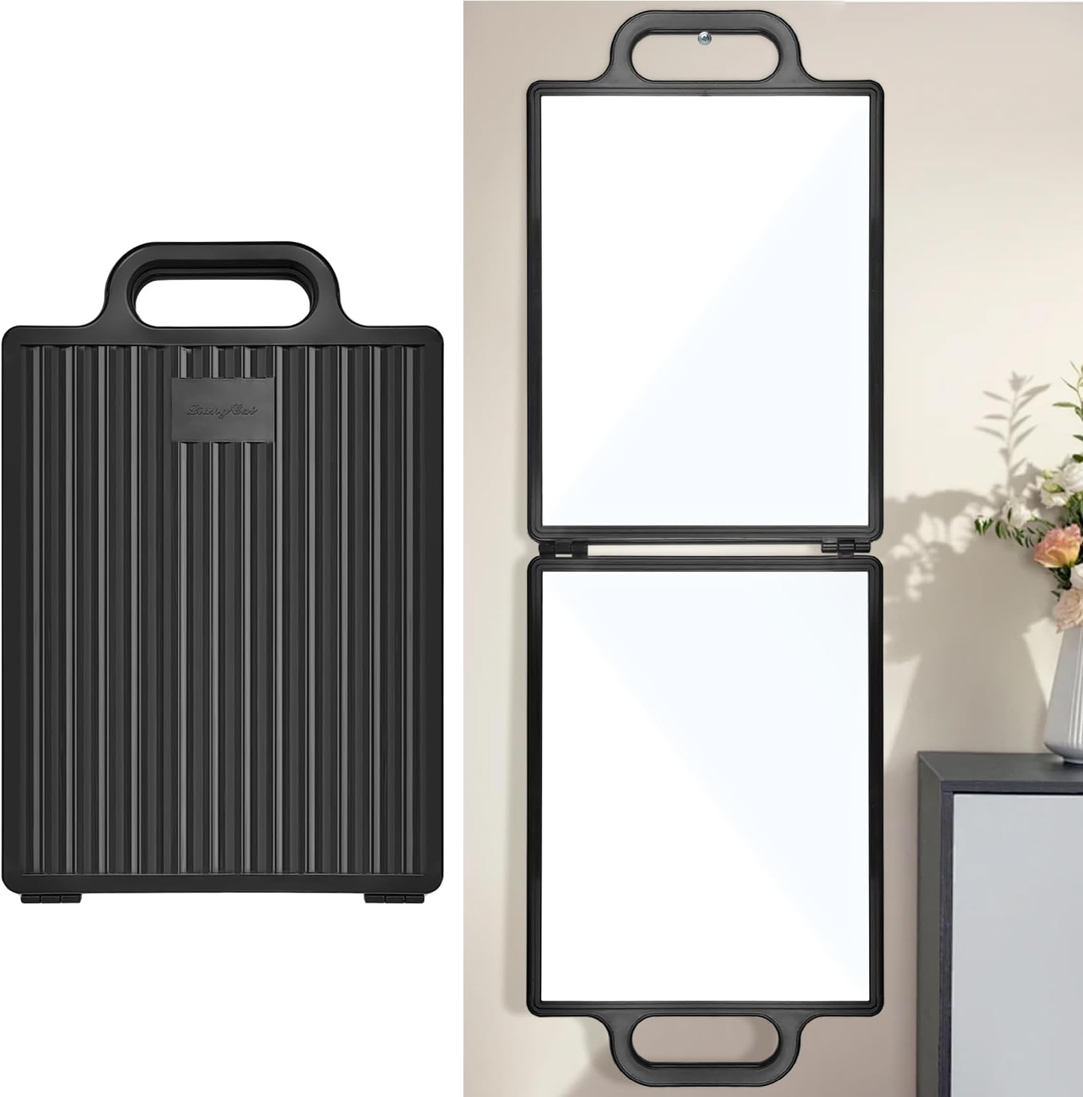 Amazon.com: REFLECTIGO Foldable Full Length Travel Makeup Mirror ...