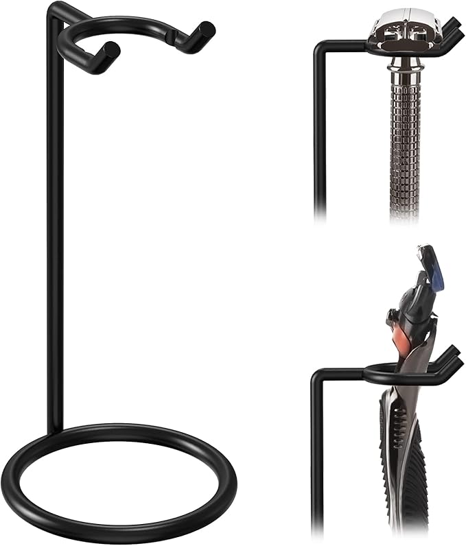 Linkidea Stainless Steel Safety Razor Stand, Men's Travel Shaving Razor ...