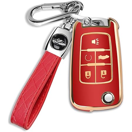 Amazon.com: QBUC for Chevy Key Fob Cover Case with Keychain for ...
