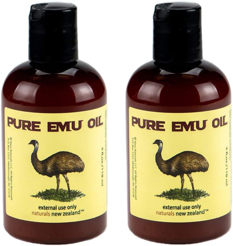 Amazon.com : Naturals New Zealand Emu Oil Pure Premium Golden 4 Ounces ...