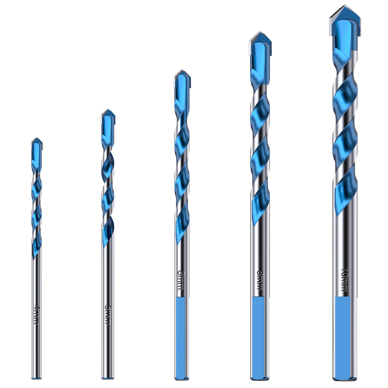 HIPX Multi Material Drill Bits Set for Ceramic Porcelain Granite Marble ...