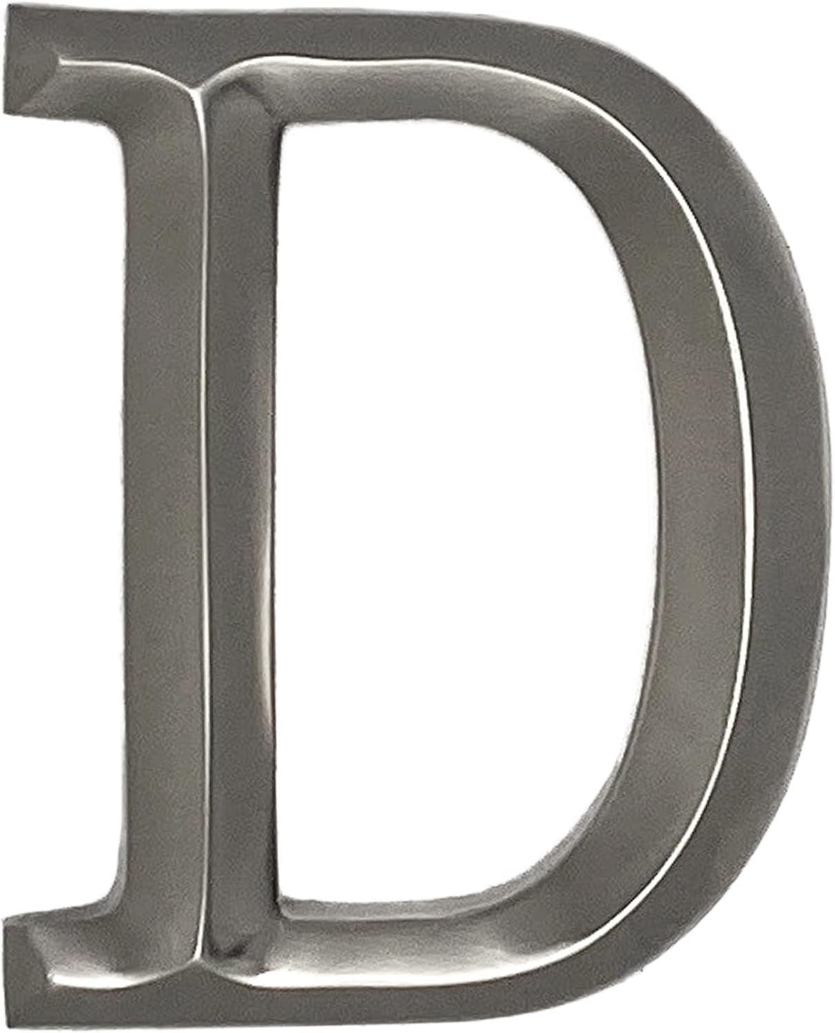 Monogram Letter D Door Knocker - Nickel - - Amazon.com