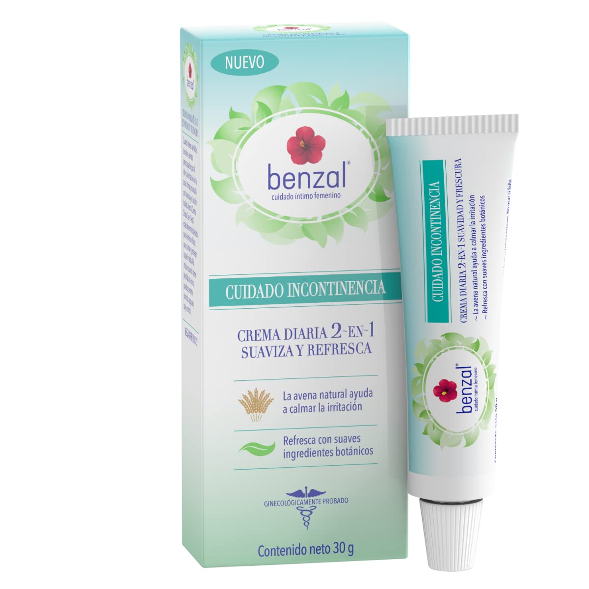 Benzal Crema Diaria Cuidado Incontinencia, Suaviza y Refresca la Zona ...