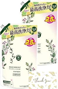 Amazon | P&G さらさ 洗剤ジェル 超ジャンボサイズ つめかえ用 (1.68kg) 詰め替え用2個セット +Hinana Online Storeオリジナルカード | ノーブランド品 ...