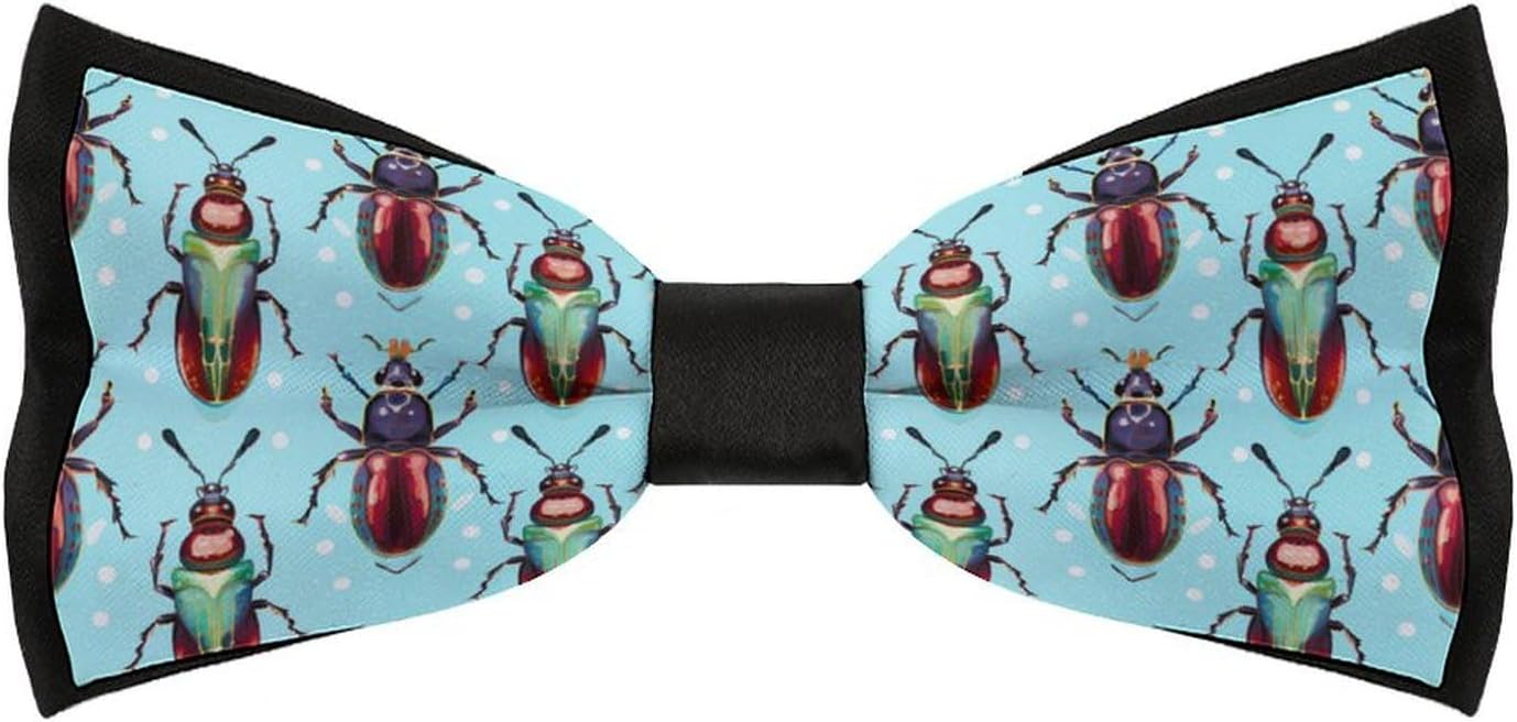 Amazon.com: Beetles and Insects Mens Classic Bow Ties Pre-Tied Bowties ...