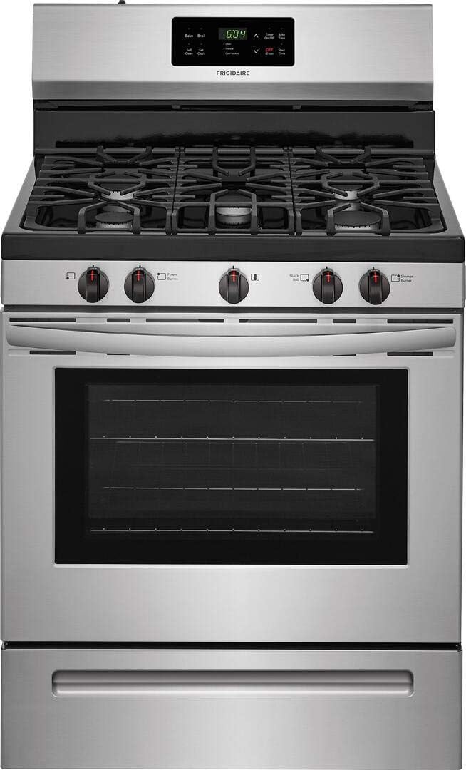 Amazon.com: FFGF3054TS 30 Gas Range with 5 Burners 5 cu. ft. Oven ...