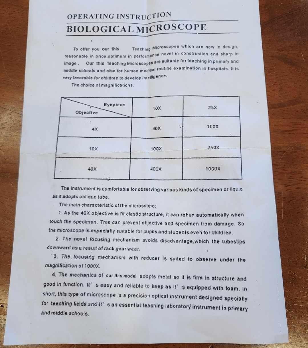 Amazon.com: Poothoh Binocular Compound Microscope 40X-2000X, Research ...
