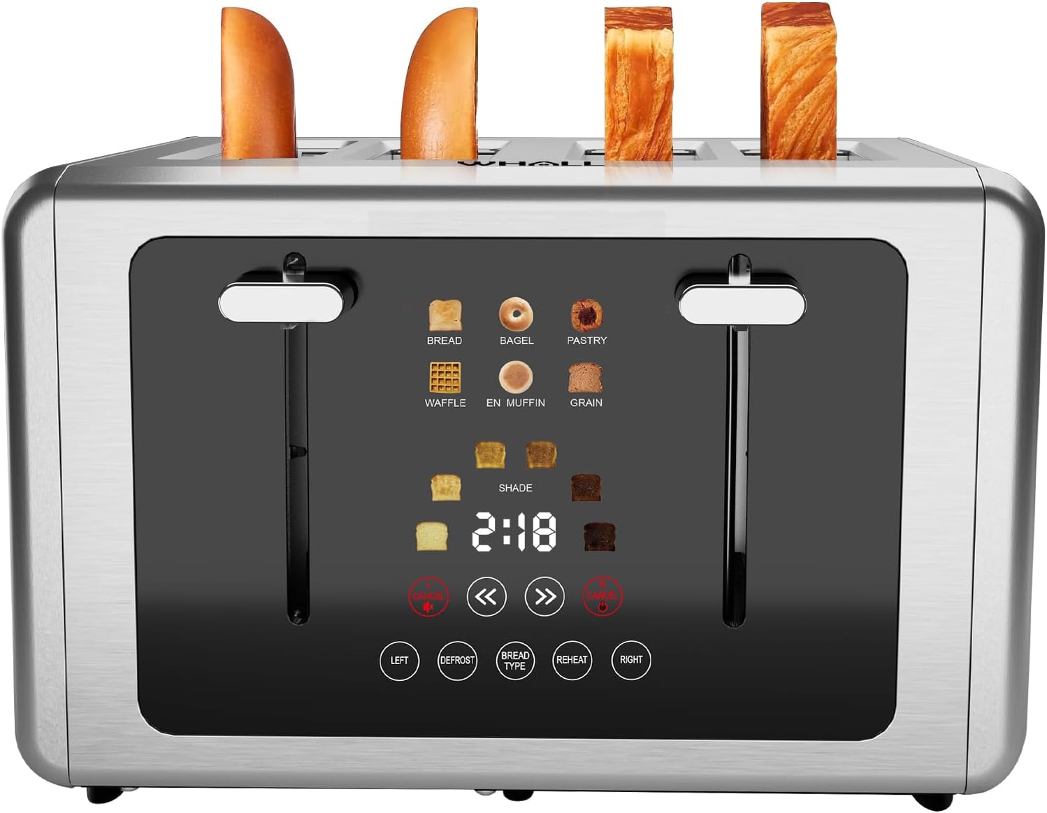Amazon.com: 6 Slice Commercial Toaster with Wide Slots and Stainless ...