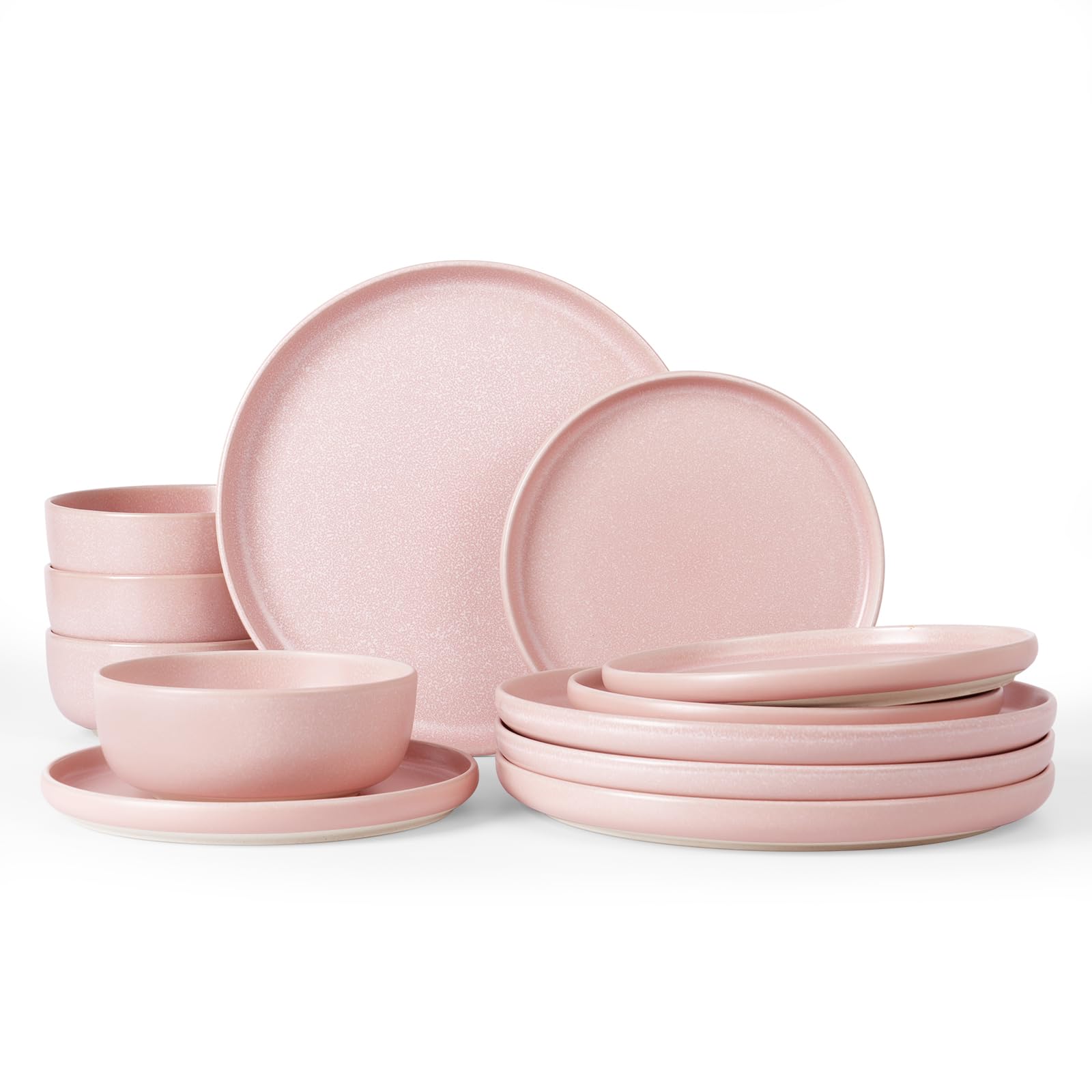 Amazon.com | Famiware Milkyway Plates and Bowls Set, 12 Pieces ...