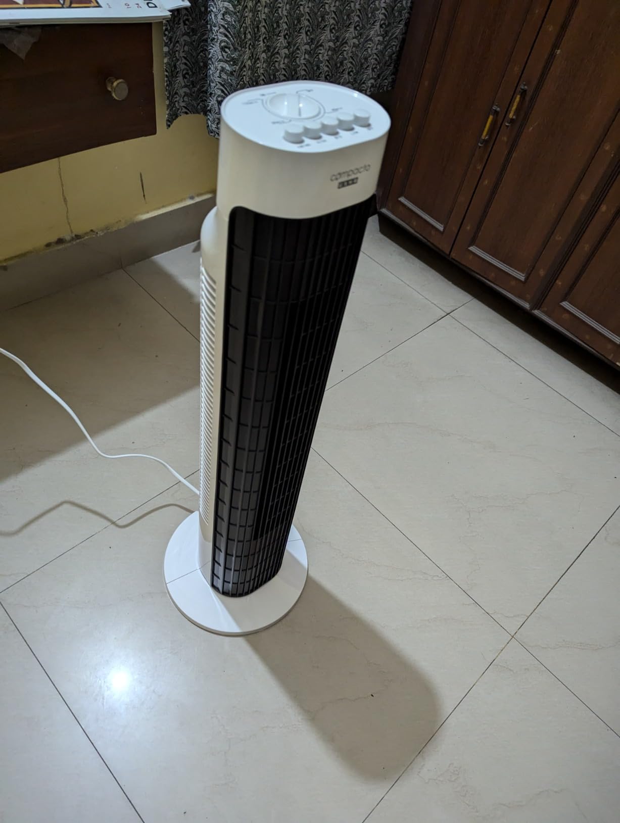 Buy USHA Mist Air Prime 35 Watts High Speed Tower Fan (White and Black ...