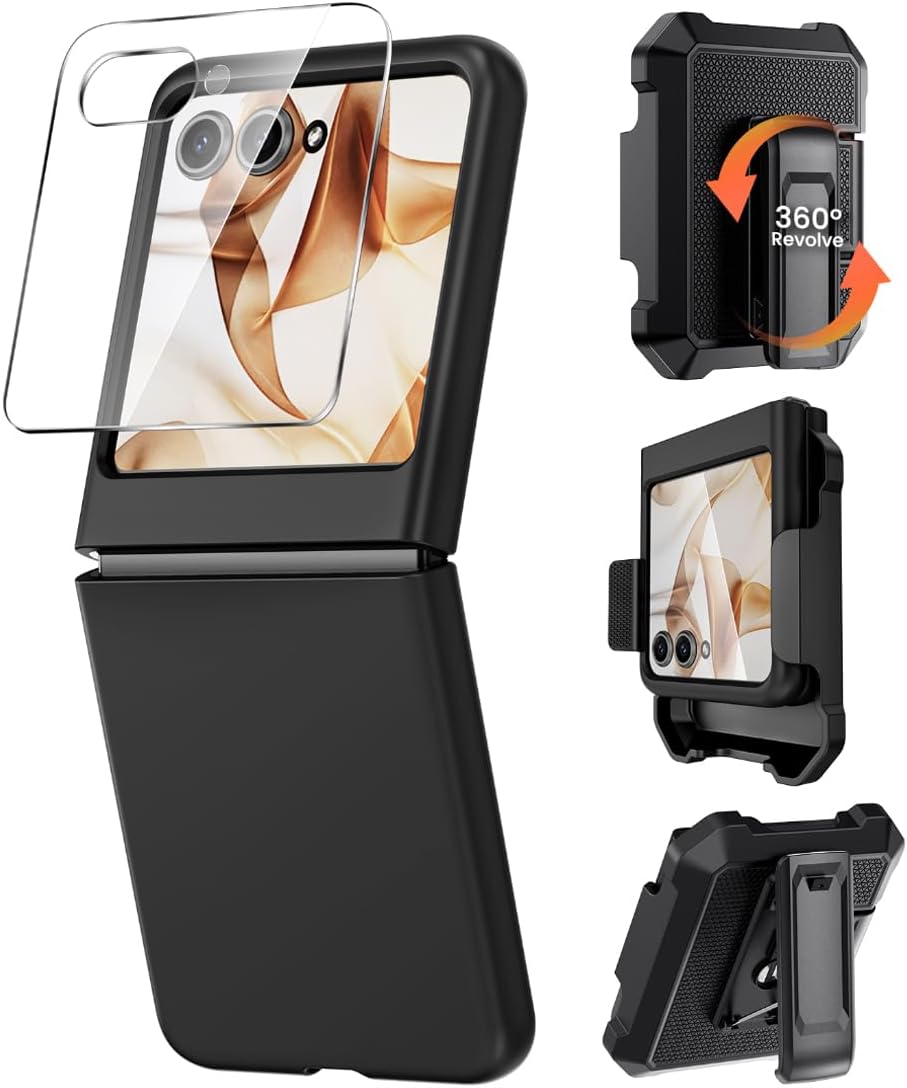 Amazon.com: Caka for Motorola Razr 2024 Case with Clip, Moto Razr 2024 ...