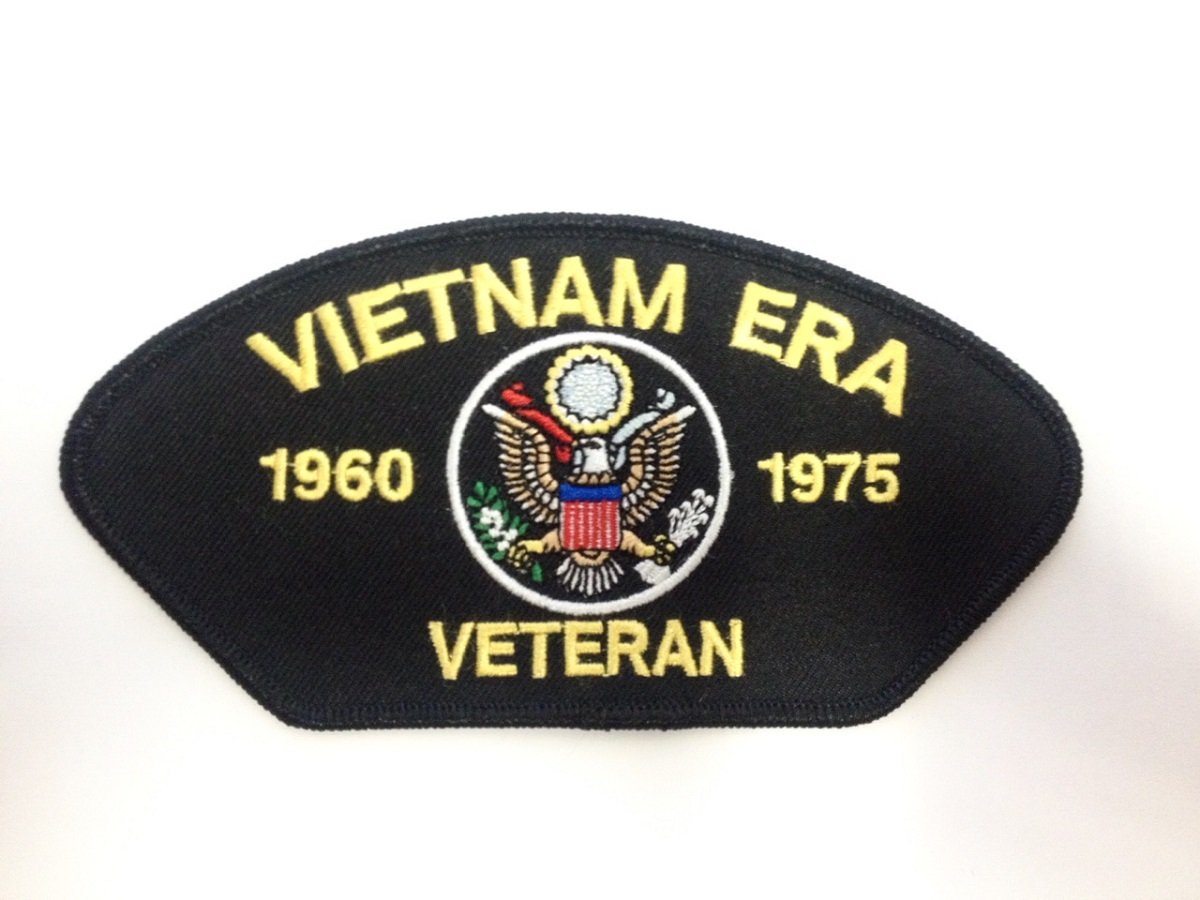 Amazon.com: Vietnam Era Veteran Hat Patch : Clothing, Shoes & Jewelry