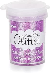 Amazon.com: Darice Extra Fine Glitter - Light Purple - 15 Grams : Home ...