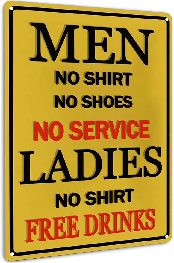 Amazon.com: Bar Tin Sign Funny Bar Signs For Home Bar Vintage Metal ...