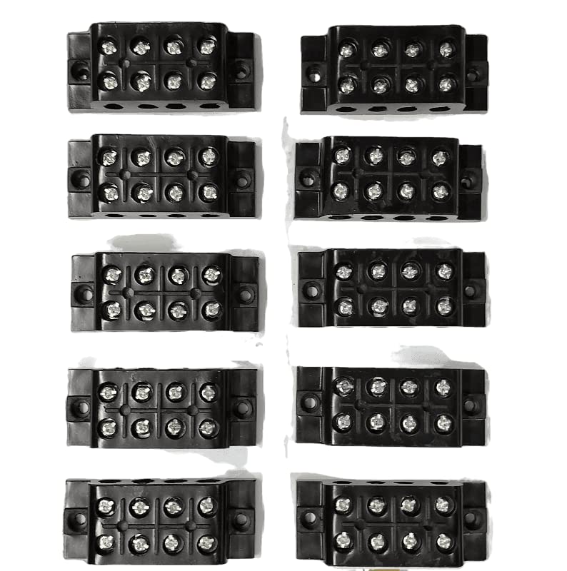 Buy 30A 4 Way Bakelite Connector Strip Screw Terminal Connection Block ...