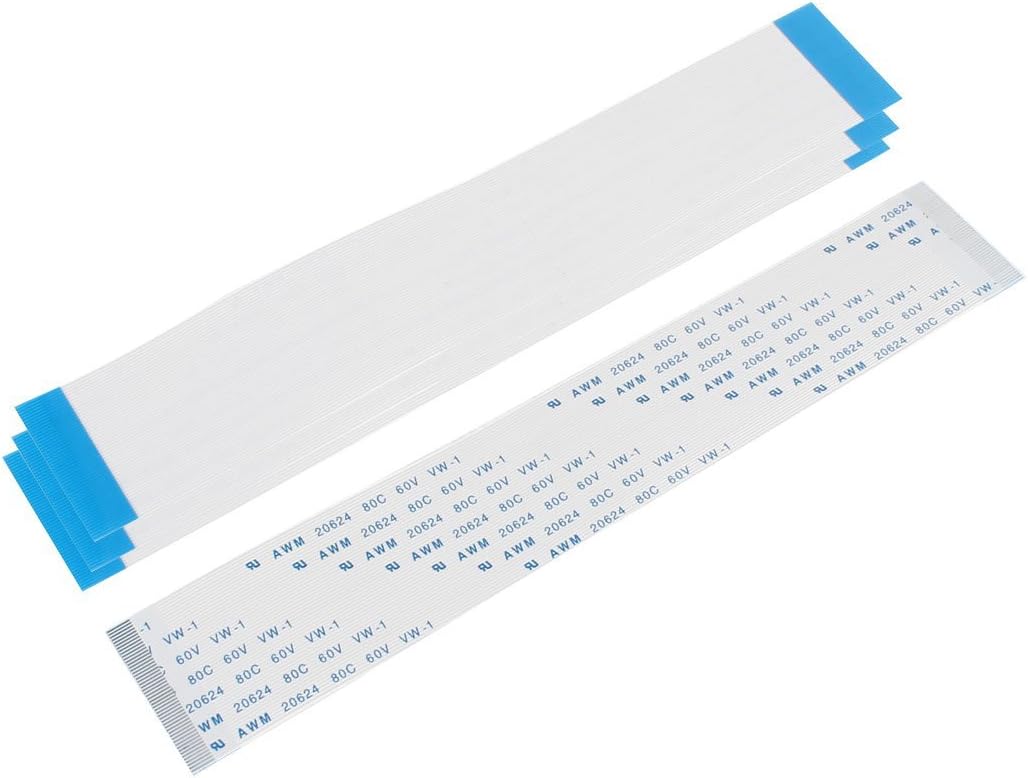 Amazon.com: uxcell a Type 24-pin Forward Direction FFC FPC Ribbon Flat ...