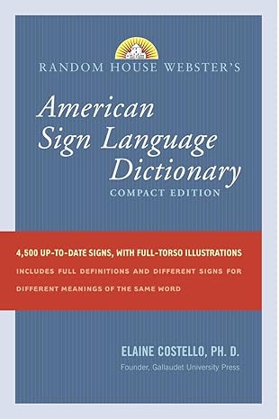 Random House Webster's Compact American Sign Language Dictionary ...