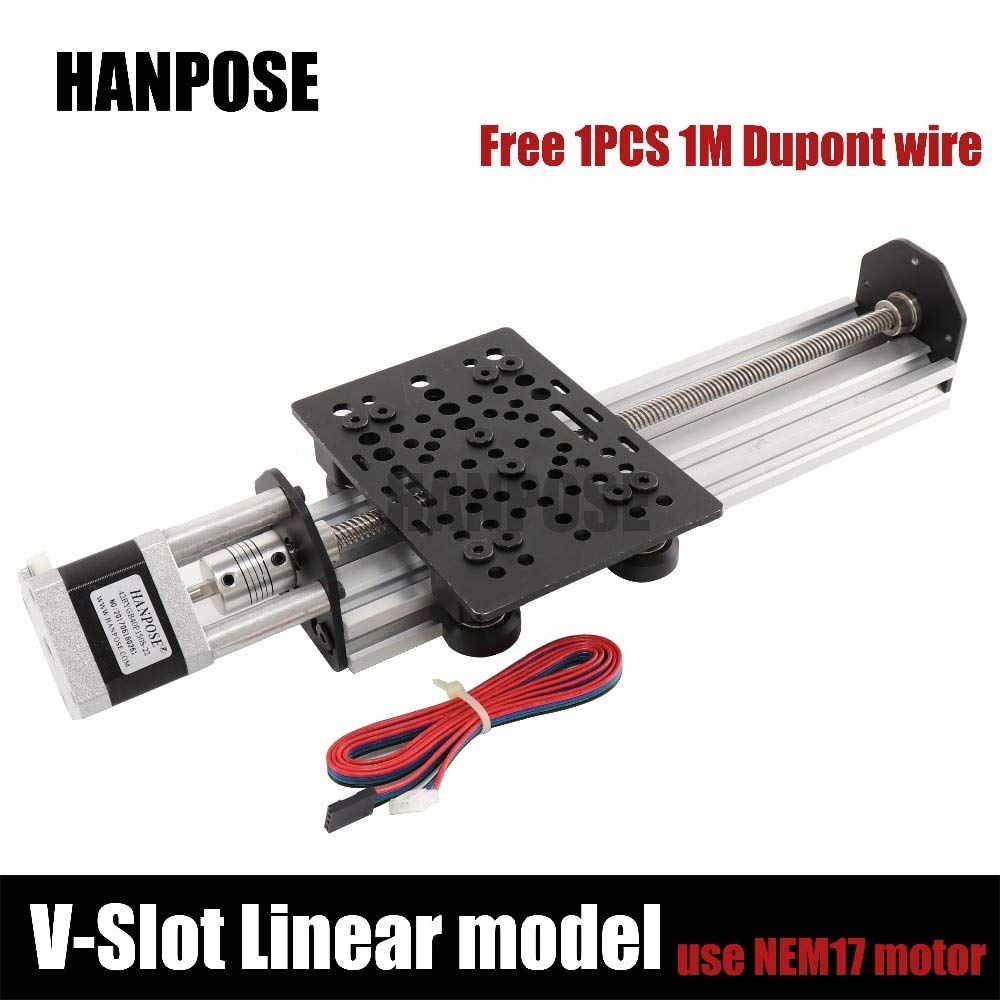 Buy Ochoos Openbuilds NEMA17 Stepper Motor V-Slot Linear Actuator ...