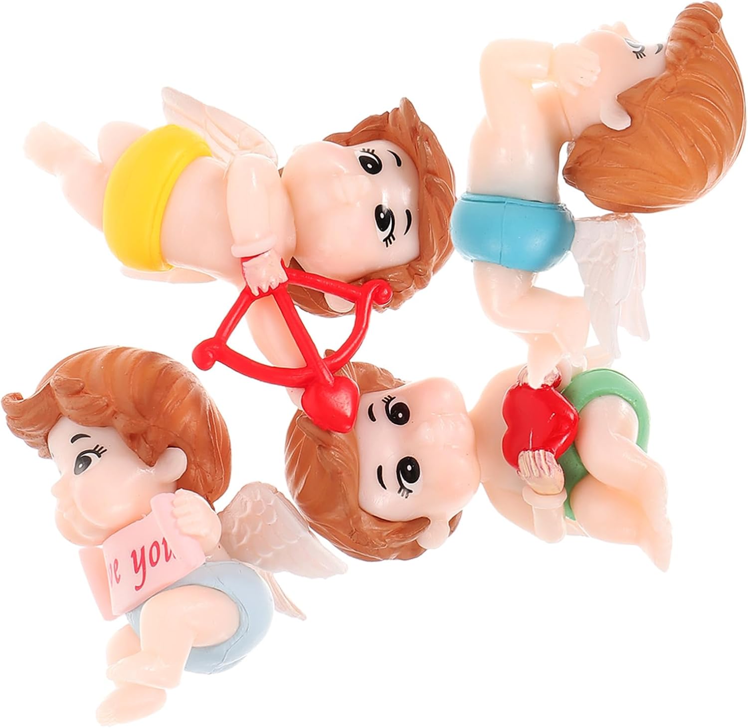 Amazon.com: GOOHOCHY 4Pcs Cupid Couple Miniatures Decoration Miniature ...