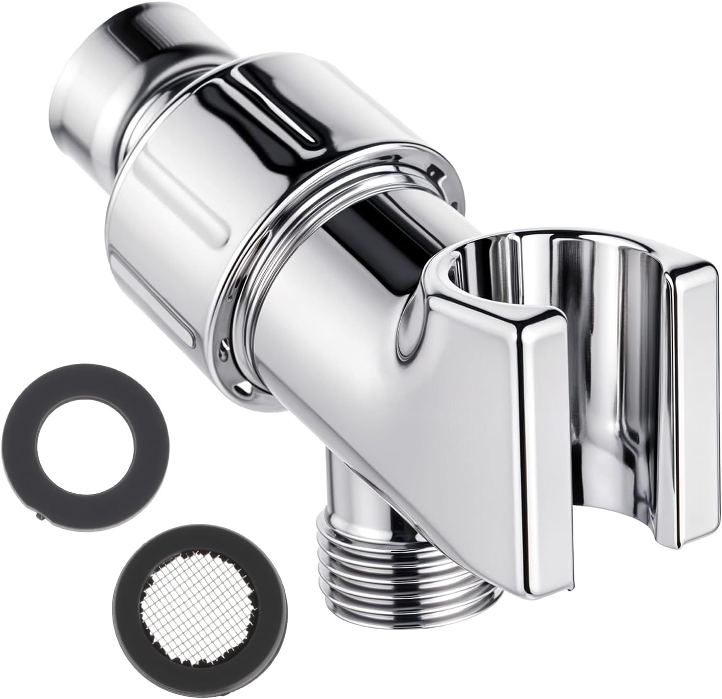 Amazon.com: Handheld Shower Head Holder Adjustable Rotatable Arm Mount ...