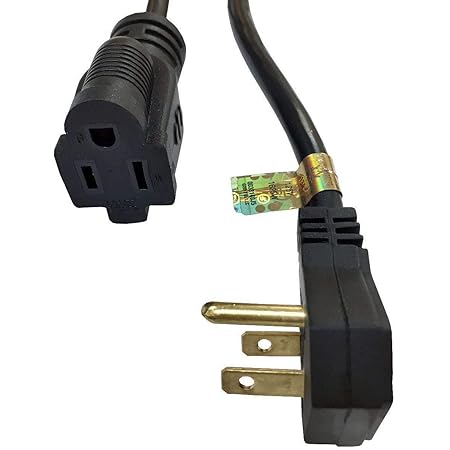 Electriduct 5pc. Multi-Length Pack Flat Plug Power Extension Cords ...