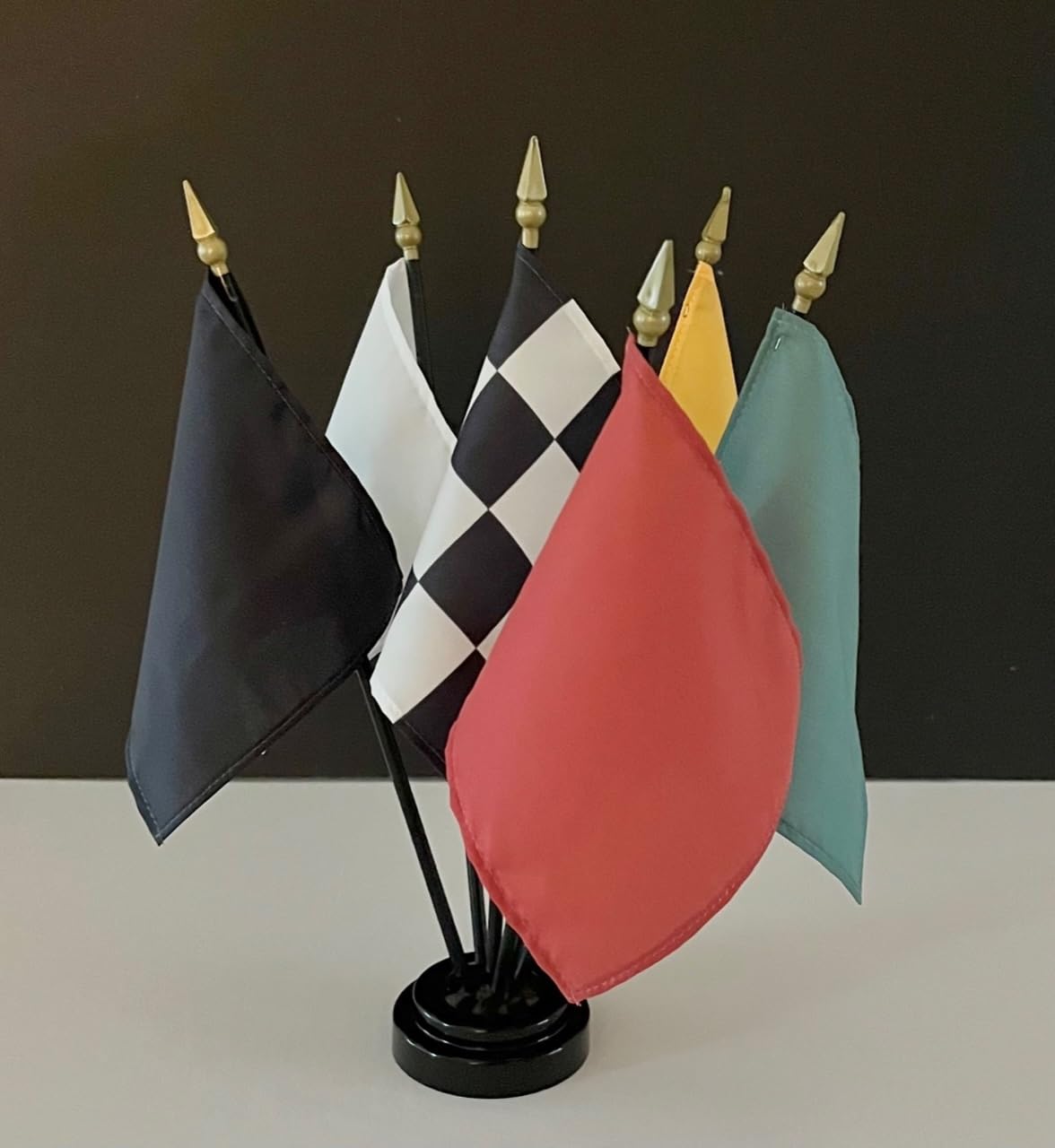 Amazon.com: Made in the USA. Six Flag Racing Set 4"x5" Office Desk ...