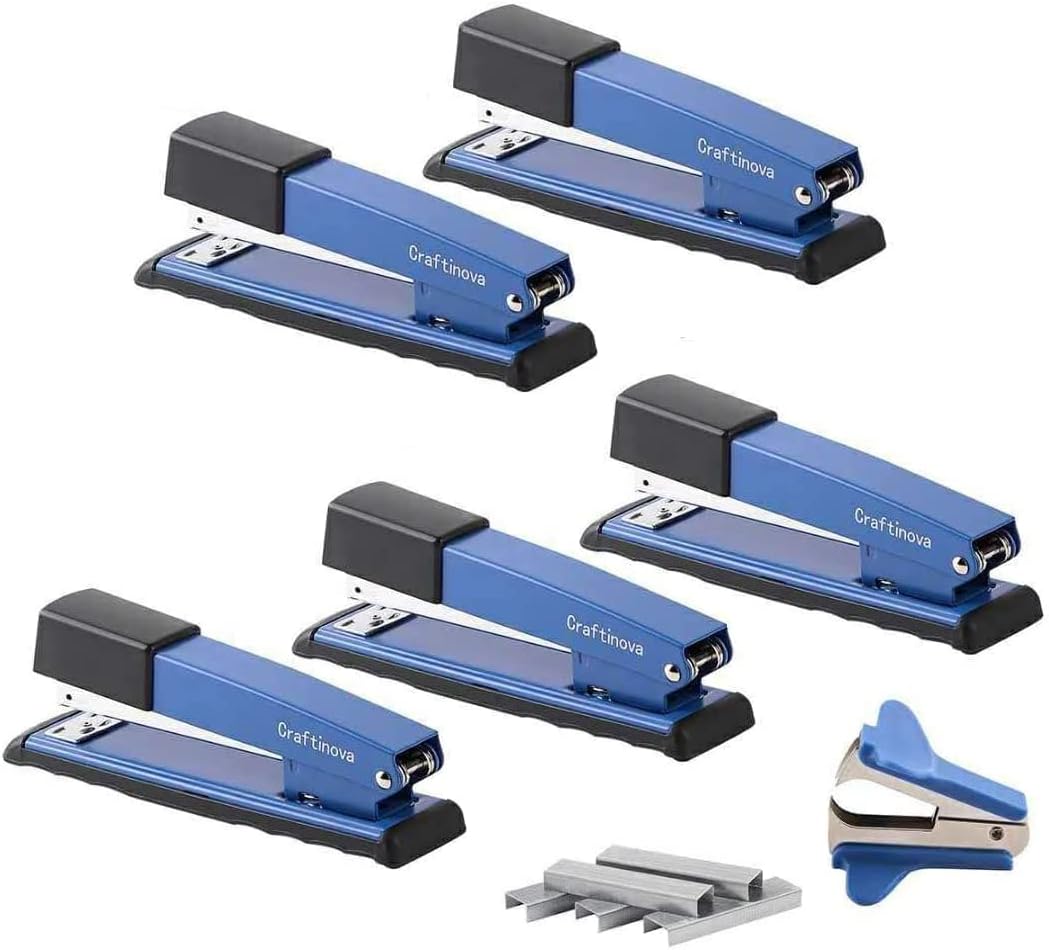 Amazon.com : Deli Stapler, Desktop Stapler, 2 Pack, Office Stapler, 25 ...