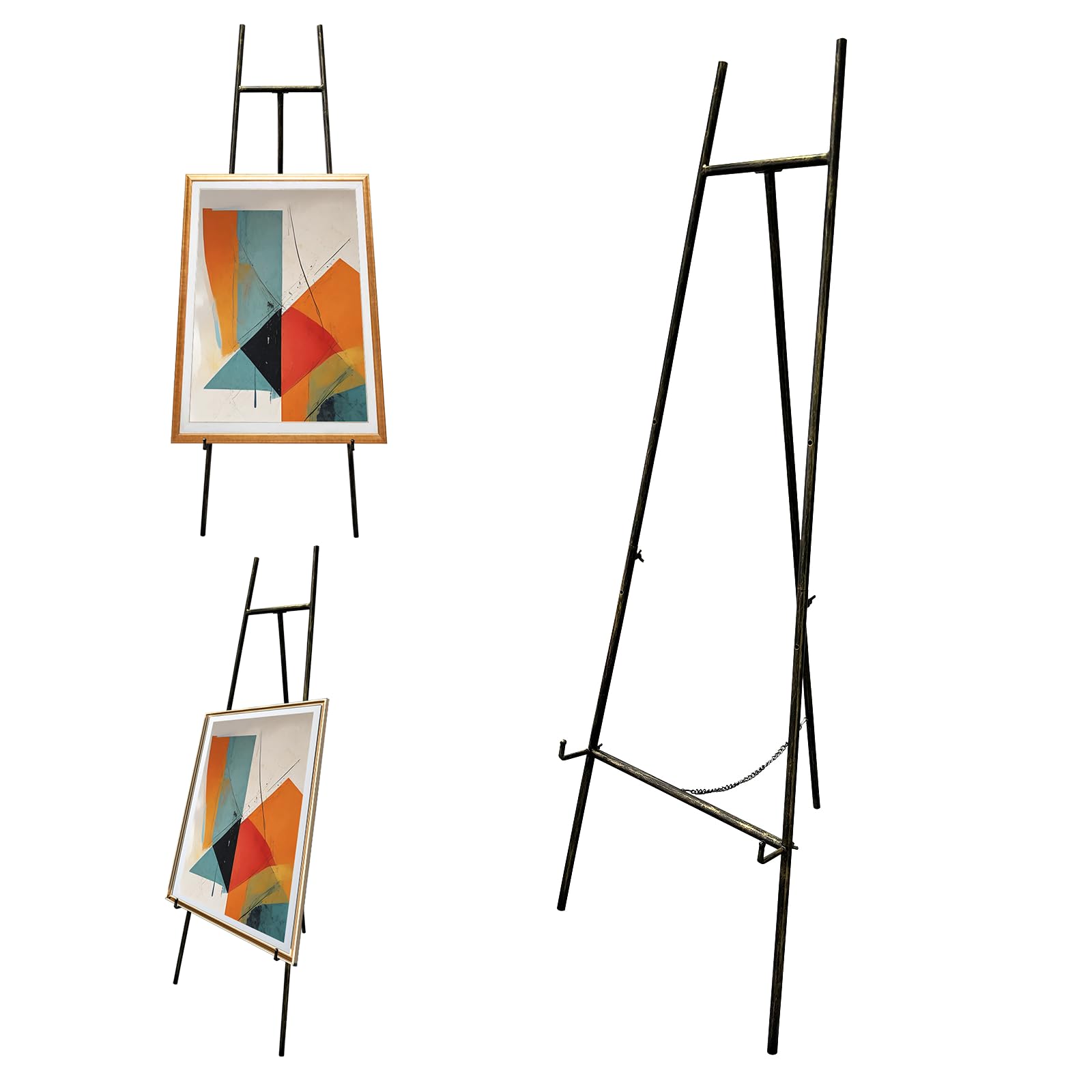 Snapklik.com : Iron Adjustable Arts & Crafts Easels,Metal Easel Stand