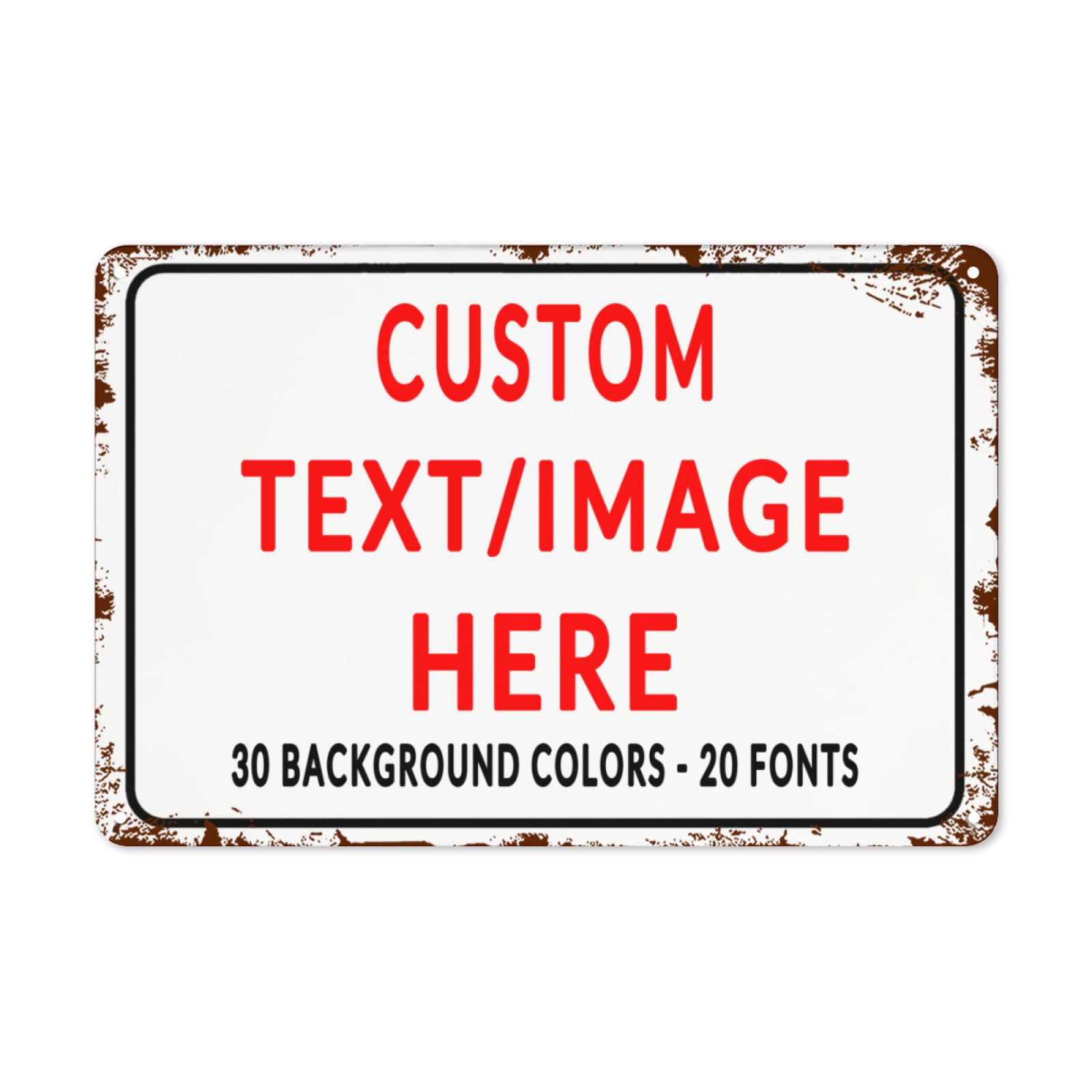 Amazon.com : Custom Signs Personalized Outdoor and Indoor Sign ...