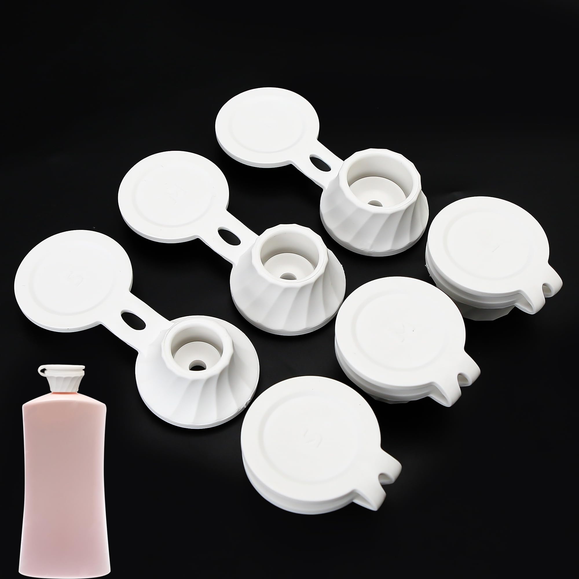 Amazon.com: 6pcs Bottle Emptying Kit Cap for Upside Down Dispenser ...
