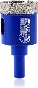 SHDIATOOL Diamond Drill Bits 1-1/4-Inch,Core Bits with Round Shank Hole ...
