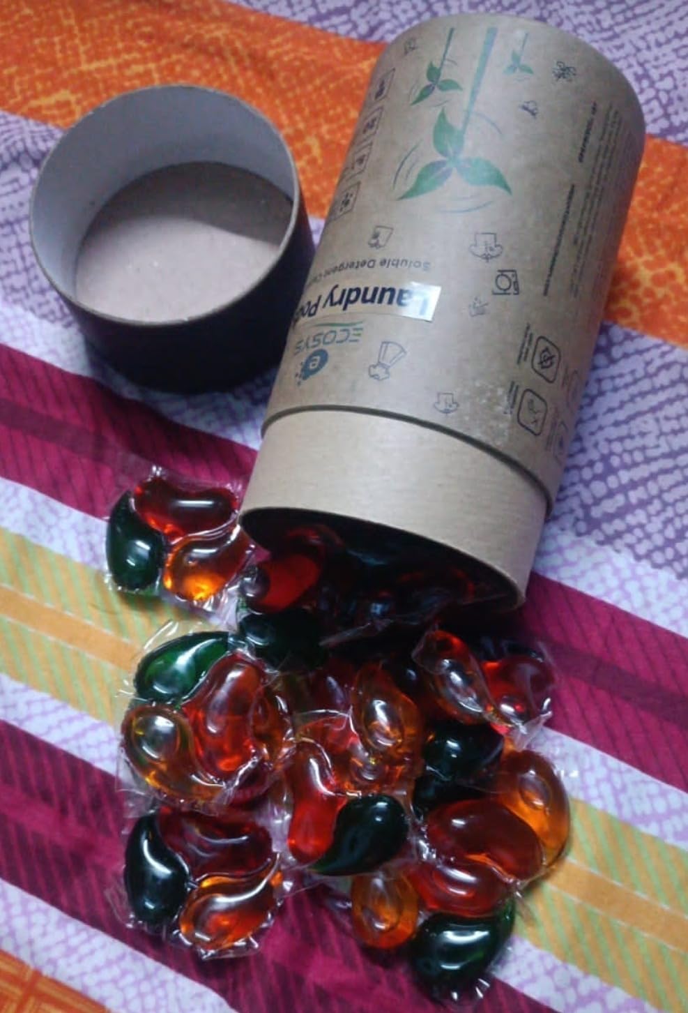 Ecosys 5-in-1 Dissolvable Magic Laundry Pods for 60 washes: Bio Enzymes ...